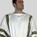 Ancient Greek Julius Caesar Costume - Trimmed Tunic and Rope Belt. - Etsy