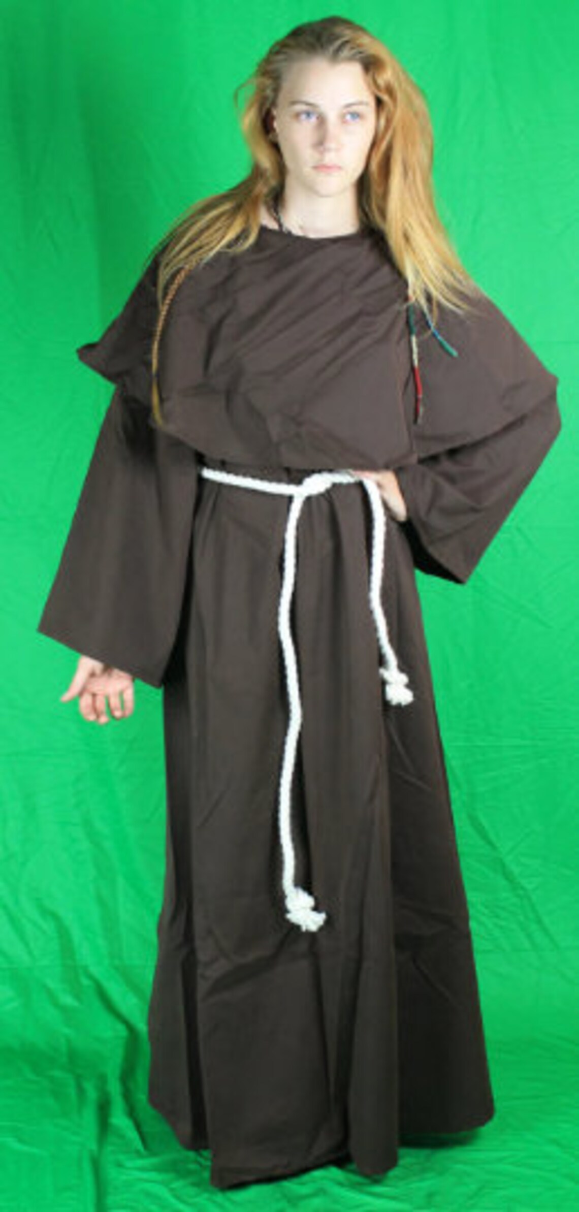 Monk Robe With Cowl for LARP SCA Faire Monks Many Sizes - Etsy