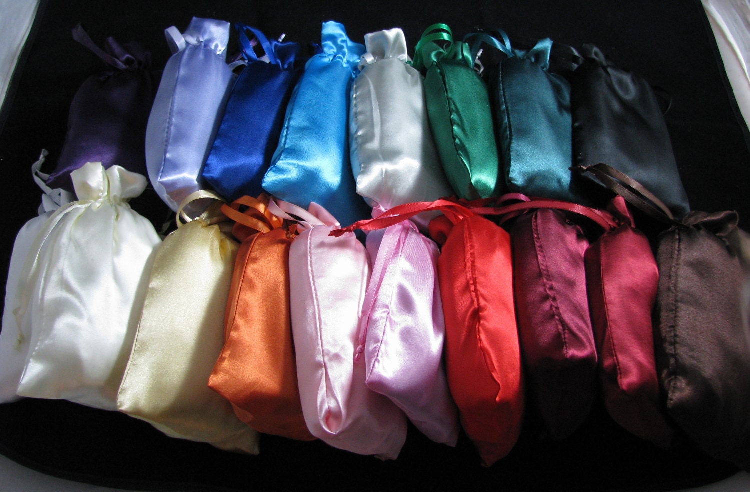 18 Colors Satin Drawstring Bags 5 X 8 | Etsy