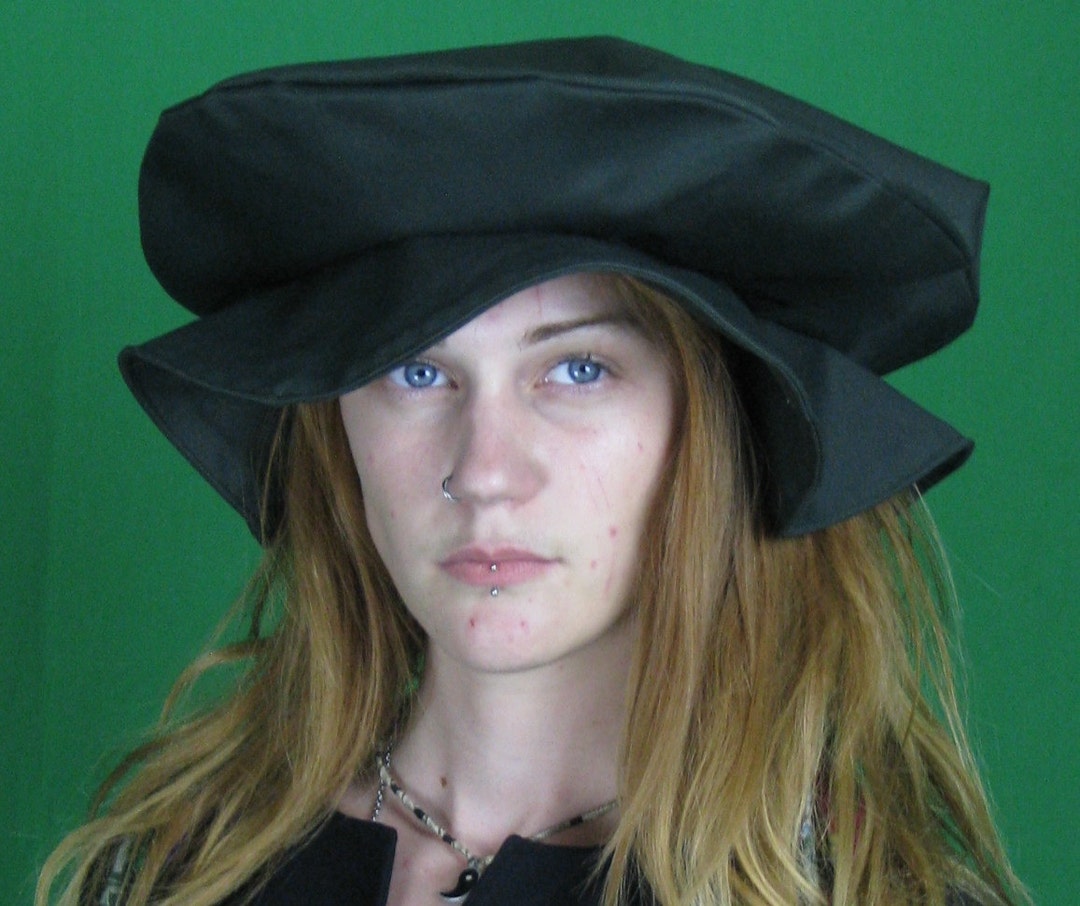 Flat Cap - Renaissance Faire Hat, Tudor Flat Cap for Costumes - Etsy