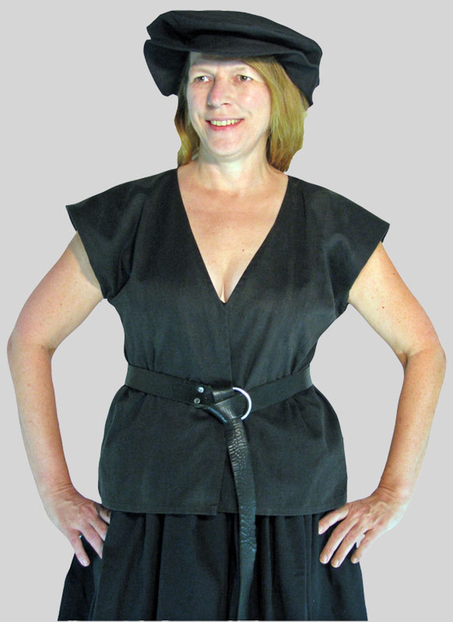 Flat Cap - Renaissance Faire Hat, Tudor Flat Cap for Costumes - Etsy