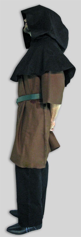 Hooded Cowl - Monk, Robin Hood, Medieval Hood - Etsy