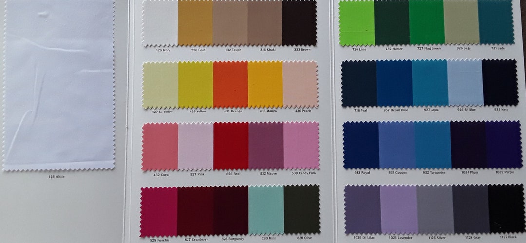 Poly Cotton FULL ROLL 100 Yards WHOLESALE 60 Wide. Full Line of Colors ...