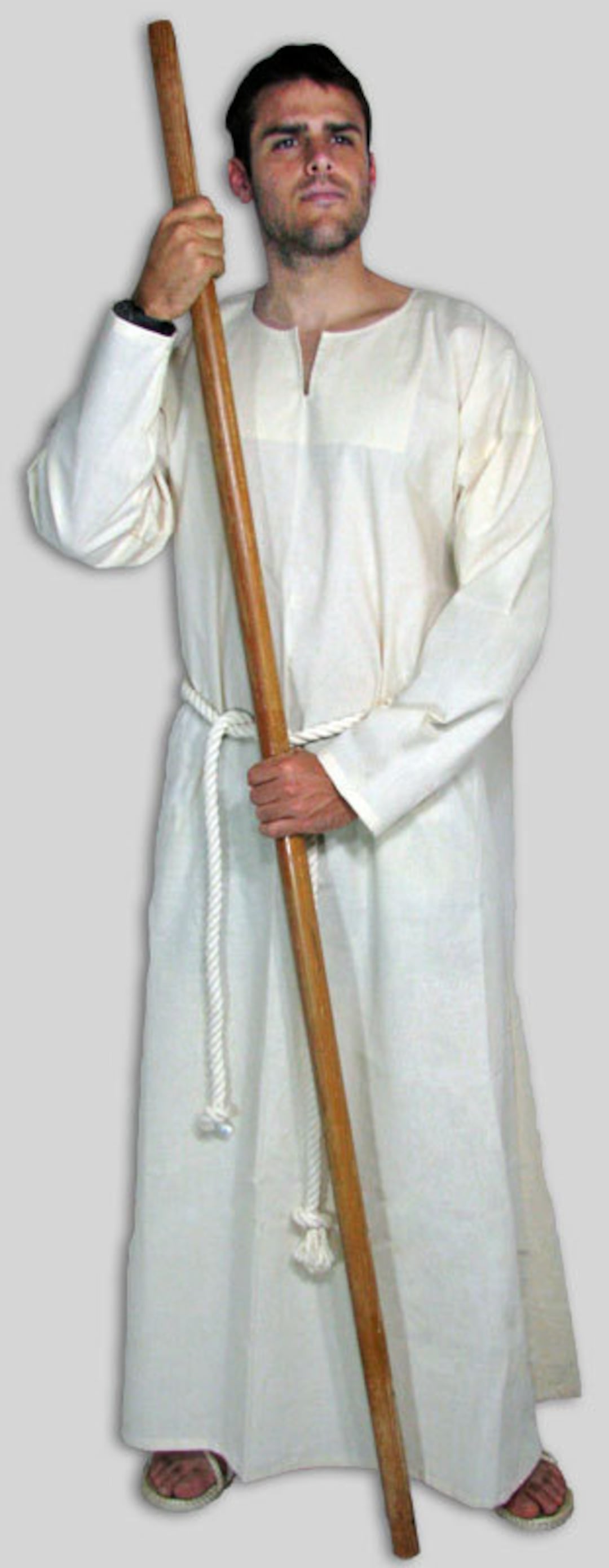 Muslin Long Robe/undertunic for Ritual, Biblical, Religious, LARP, SCA ...