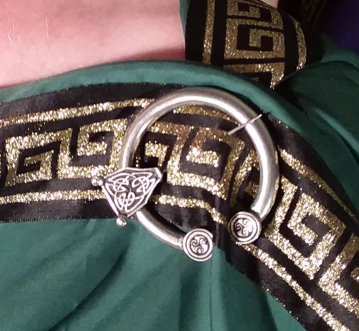 Greek Chiton with Trim Ancient Greek Costume with Trim and | Etsy