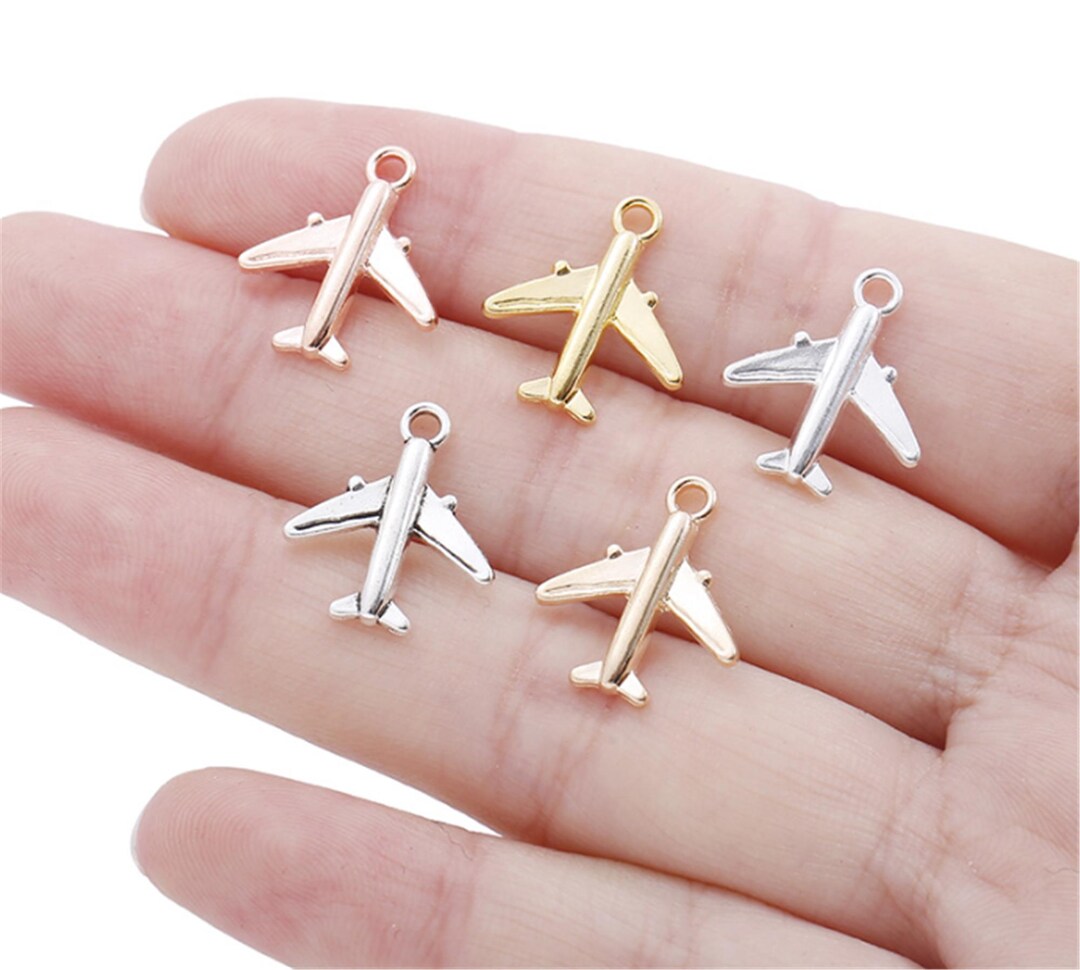 100pcs Airplane Charms: Alloy Aircraft Pendants (18x15mm) - Etsy
