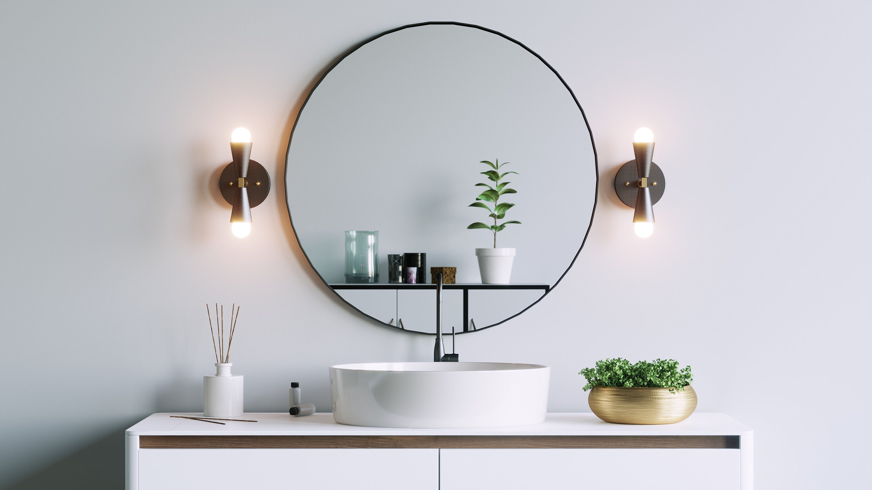 Modern Wall Sconce Mint Green Sconce Wall Light Mid - Etsy Canada