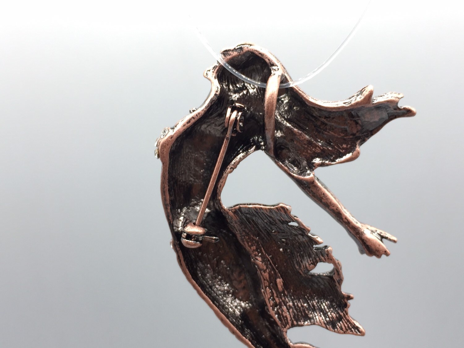 Mermaid Pendant or Brooch. Copper Plated. PD03C sample Not - Etsy