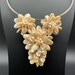 Natural Beige Color Conch Shell Hand Wired Three-flower - Etsy