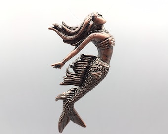 Copper Mermaid - Etsy