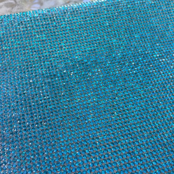 Green Rhinestone Sheet Fabric - Etsy
