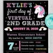 Unicorn First Day of School Sign Editable, Back to School Sign, 1st Day ...