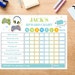 Chore Chart for Kids Video Game Reward Chart Editable Chore - Etsy