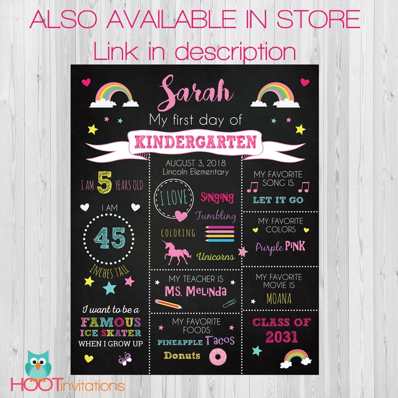 Shark First Day of School Sign Baby Shark Sign First Day of | Etsy