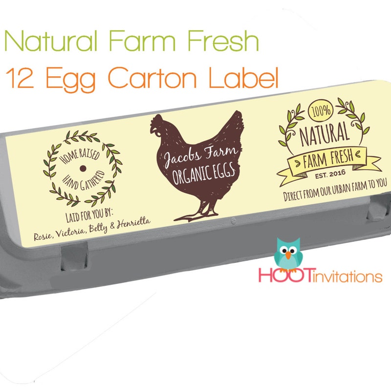 Egg Label - Etsy
