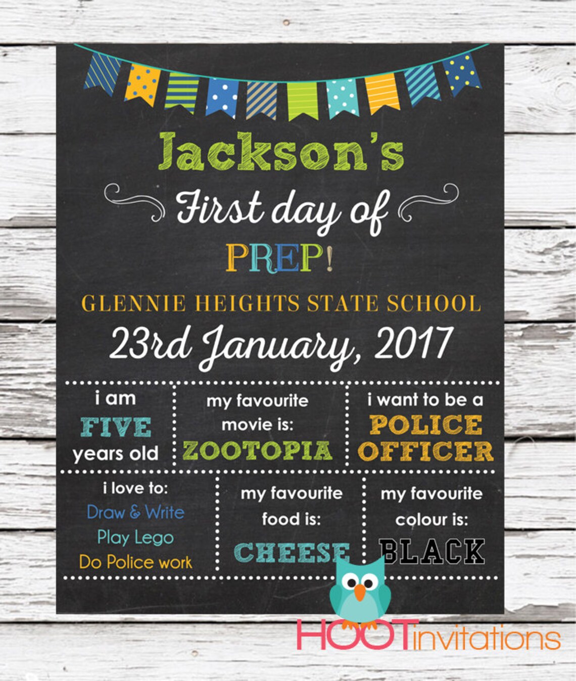 First Day of Prep Sign First Day of School Sign Girls Prep - Etsy Australia