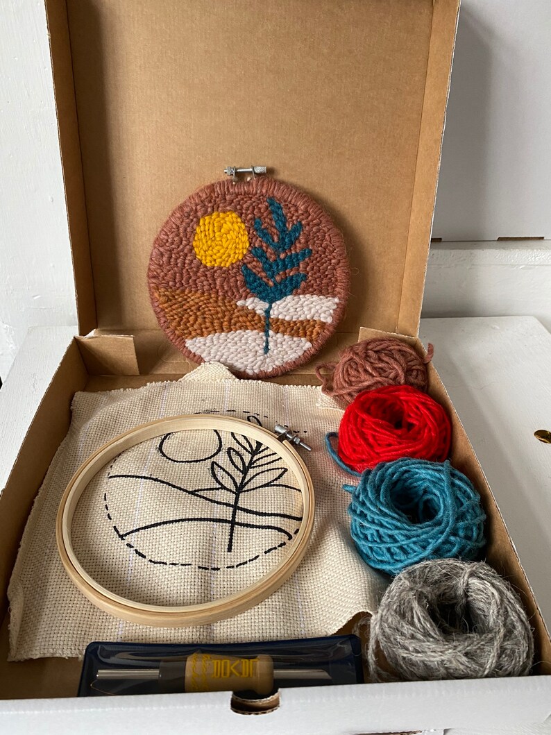 Sun Design Punch Needle Kit Create Your Own Punch Needle - Etsy