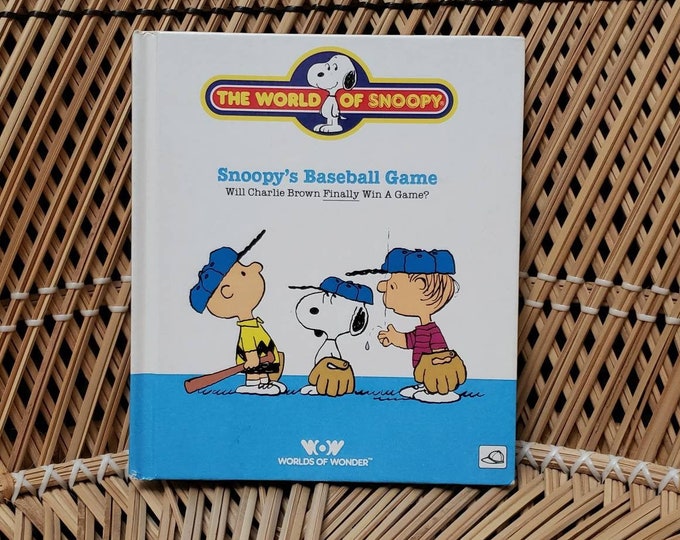 1986 Snoopy's Baseball Game the World of Snoopy Book - Etsy