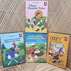 Vintage Goofy Books Set of 4 Disney's Wonderful World of Reading - Etsy