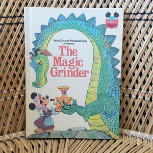 1975 the Magic Grinder, Disney's Wonderful World of Reading Book - Etsy