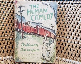 Vintage 1943 the Human Comedy by Saroyan Book - Etsy