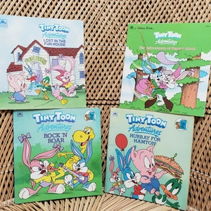 90s Tiny Toons Books Set of 4 Soft Covers - Etsy