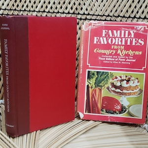 1973 Family Favorites From Country Kitchens Cookbook With AS IS Dust ...