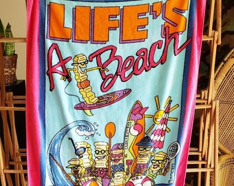 Funny beach towel | Etsy