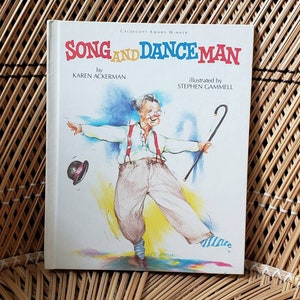 1988 Song and Dance Man by Karen Ackerman, Caldecott Award Winner - Etsy