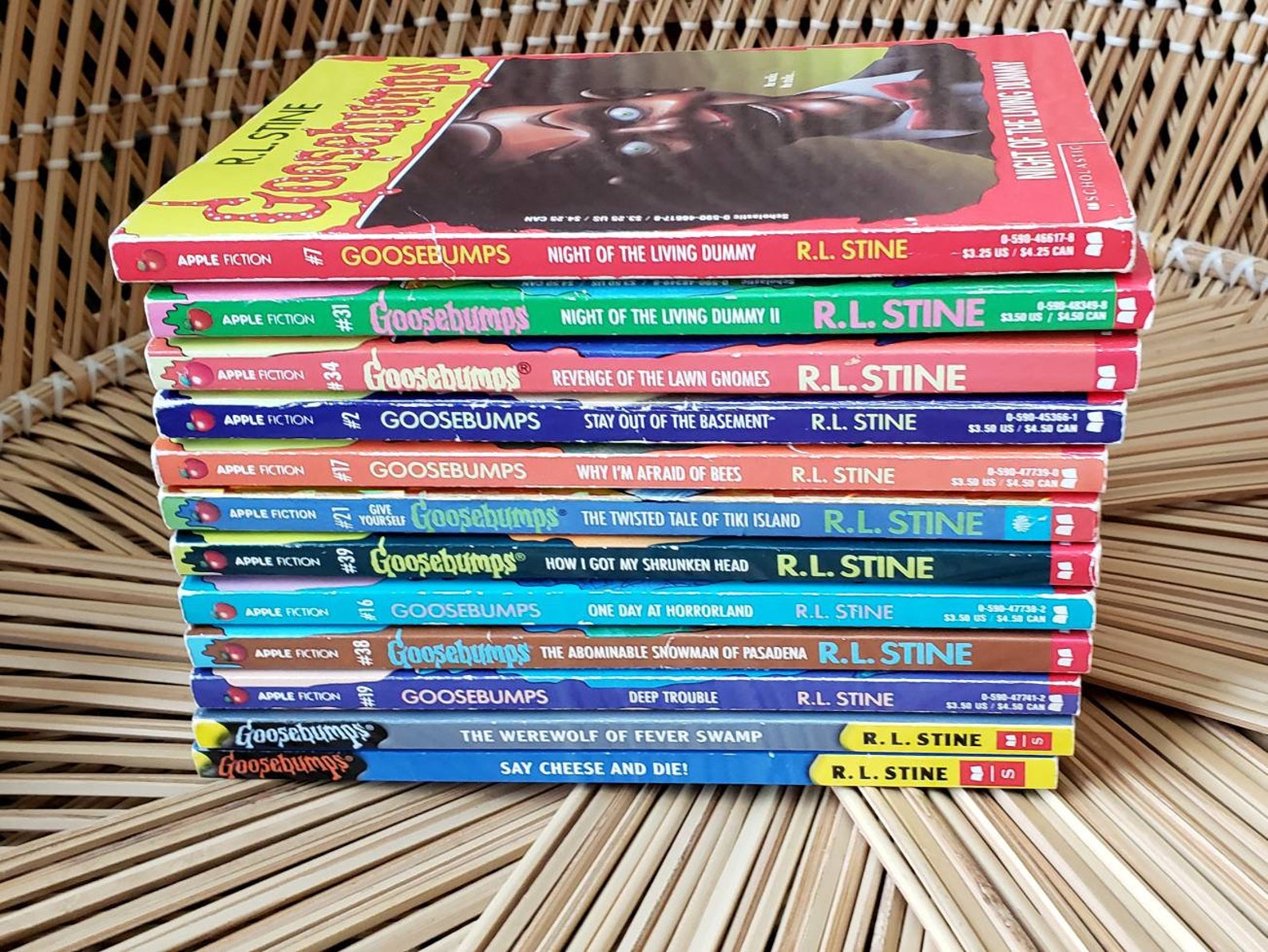 90s Goosebumps Books By R.L. Stein Scholastic Vintage | Etsy
