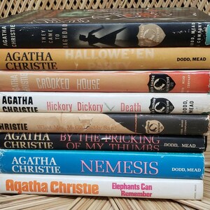 50s/60s Agatha Christie Books, Buy 1 or All ONLY 4 LEFT - Etsy