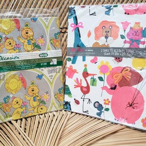 Vintage Gift Wrap Buy 1 or All - Etsy