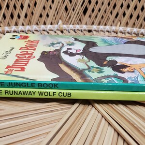 Vintage Disney's Jungle Book & the Runaway Wolf Cub Set of 2 - Etsy