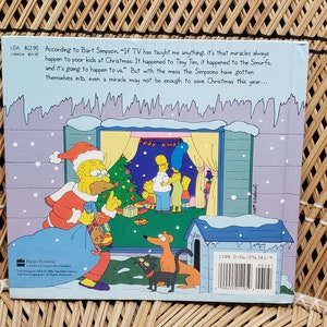 1990 the Simpsons Xmas Book by Matt Groening's - Etsy