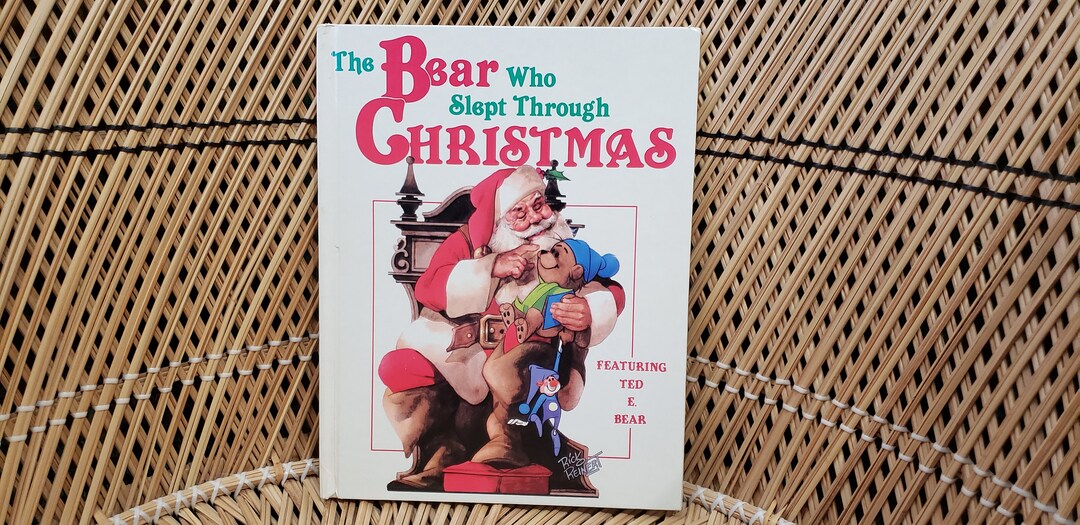 1980 the Bear Who Slept Through Christmas by Rick Reinert - Etsy
