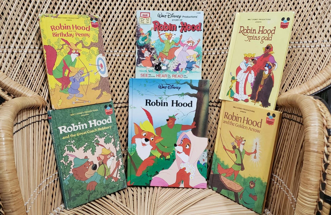 Vintage Disney's Robin Hood Books, Buy 1 or All - Etsy