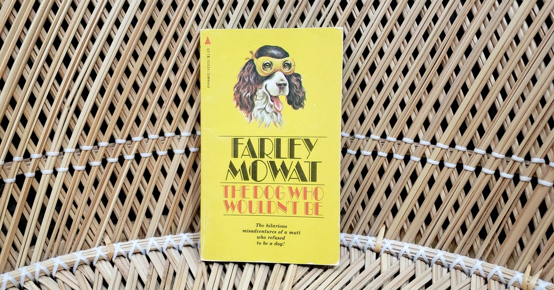 1976 the Dog Who Wouldn't Be by Farley Mowat, Paperback - Etsy