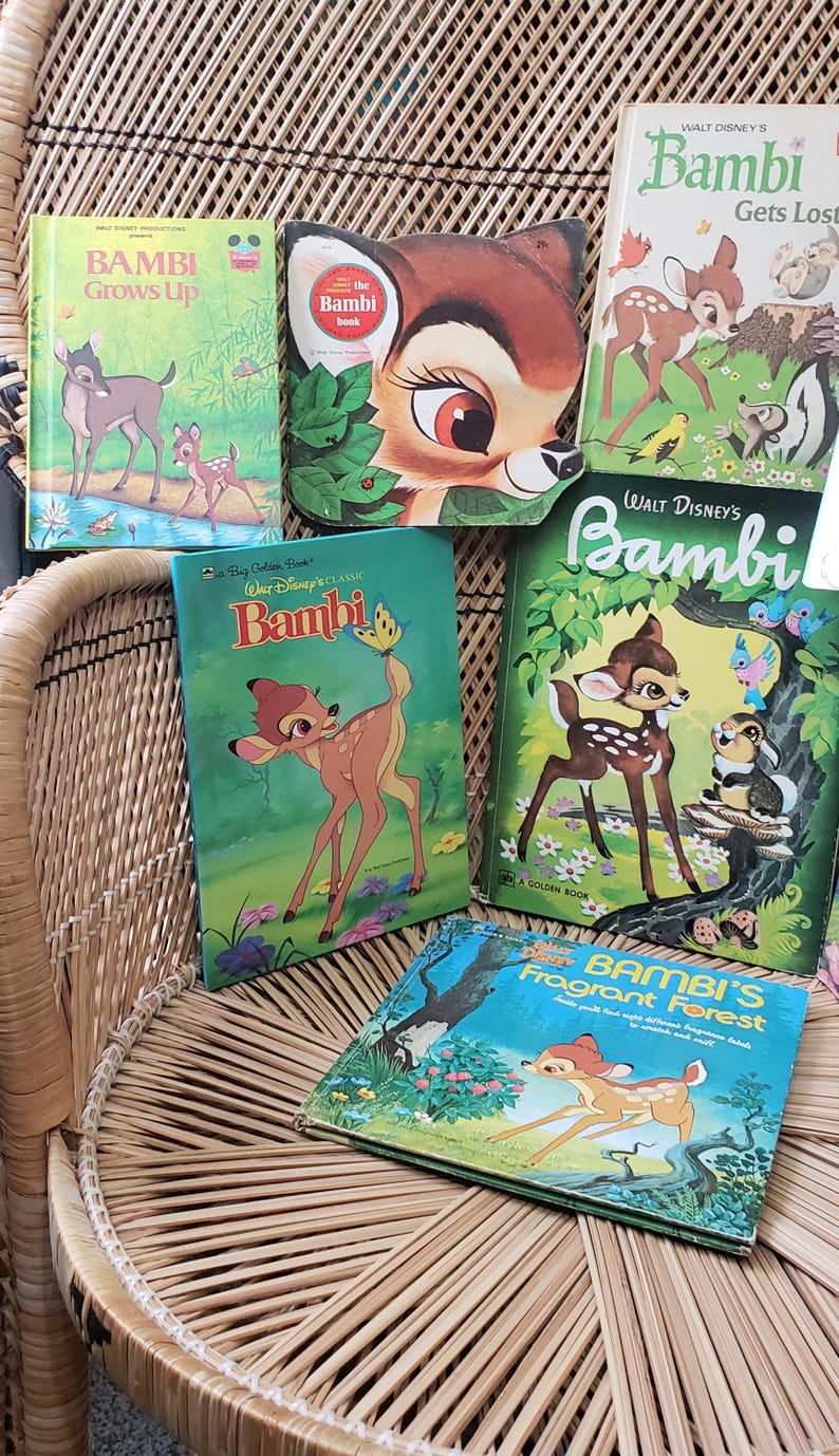 Vintage Bambi Books Buy 1 or All - Etsy