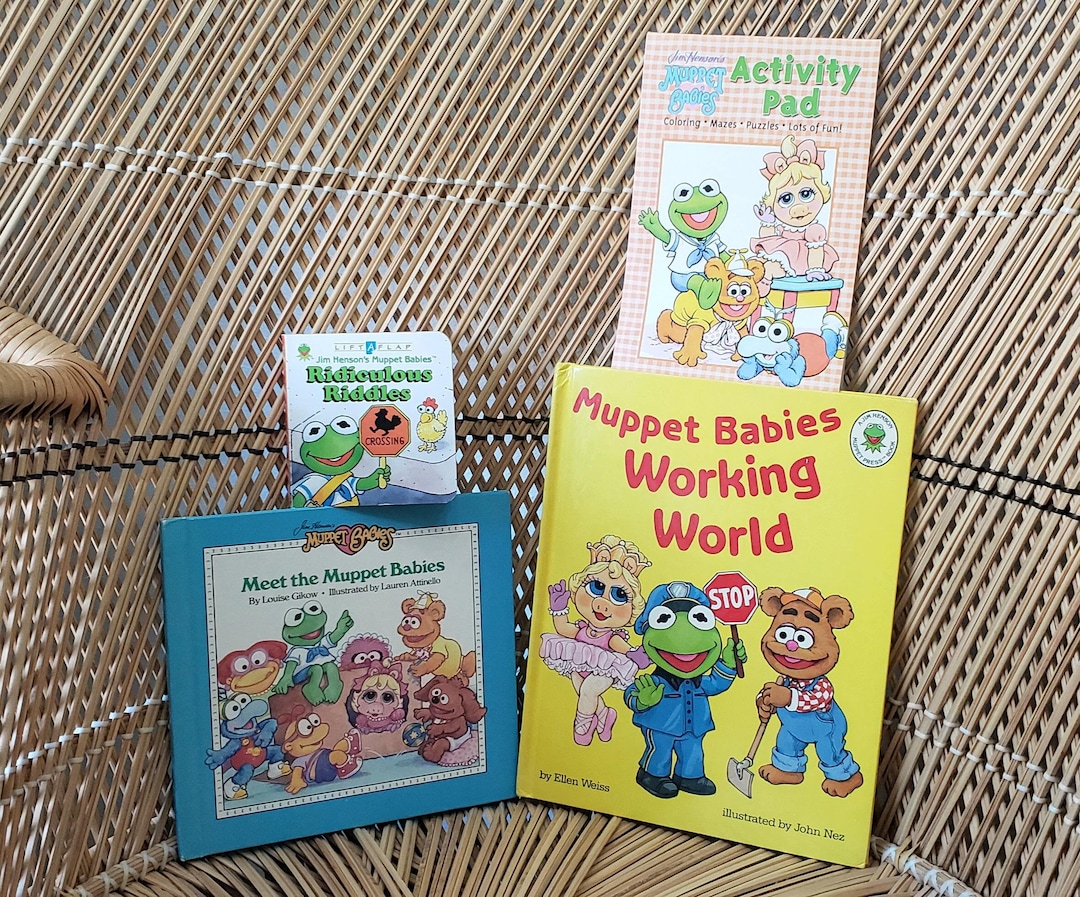 Vintage Muppet Babies Book Set of 4 - Etsy