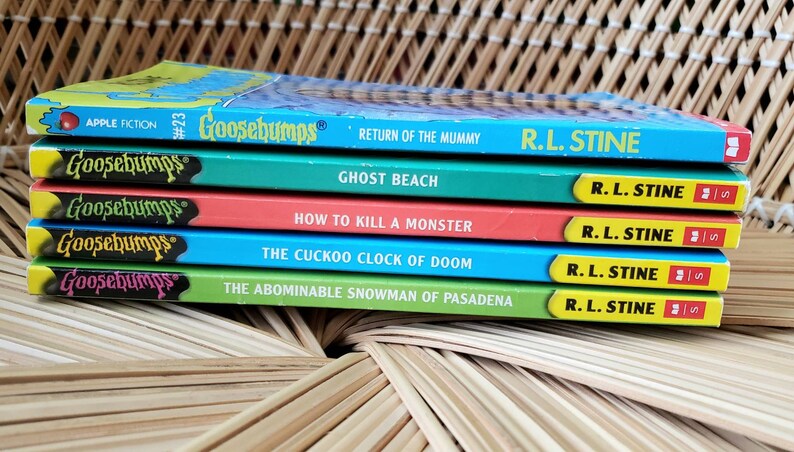 90s Goosebumps Books By R.L. Stein Scholastic Vintage | Etsy