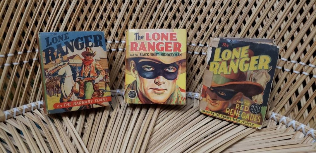 1939 the Lone Ranger Better Little Books Set of 3, Lone Ranger and the ...