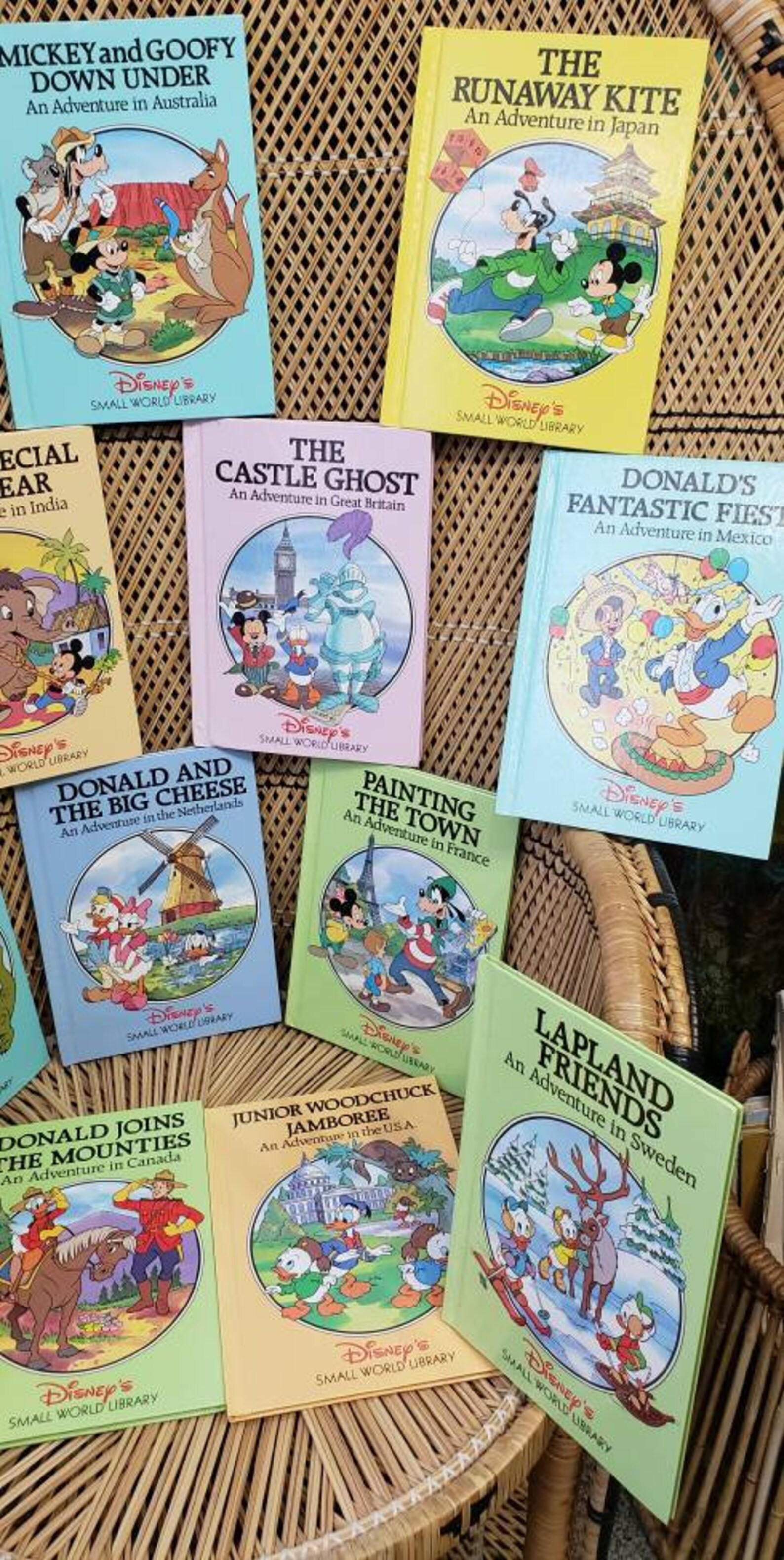 90s Disney's Small World Library Set of 14 - Etsy