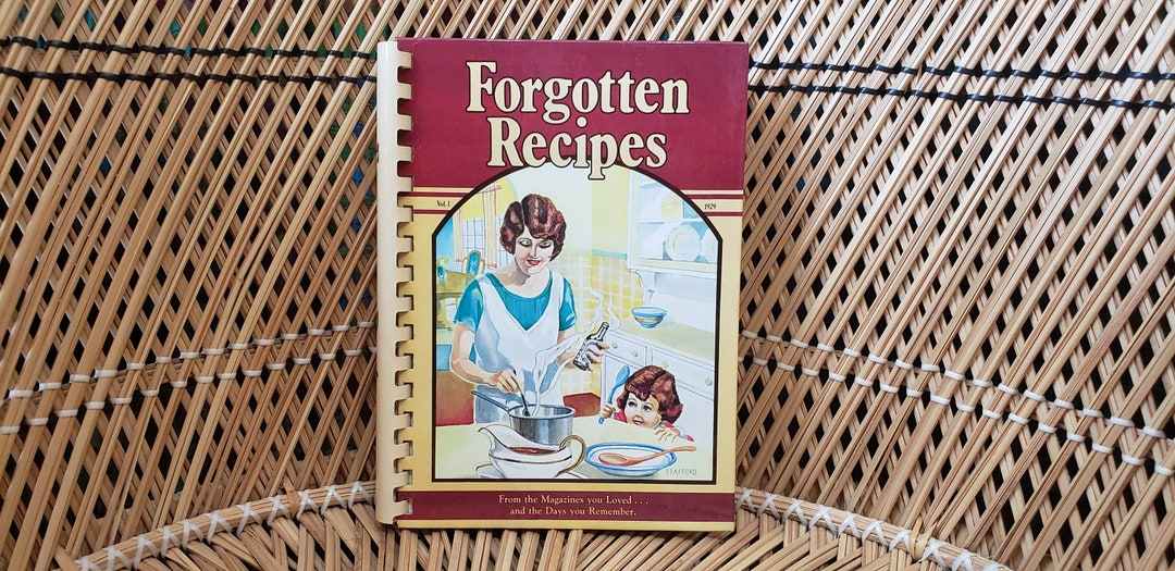 2003 Forgotten Recipes by Jaine Rodack, Spiral Hardcover, Like New! - Etsy