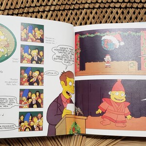 1990 the Simpsons Xmas Book by Matt Groening's - Etsy