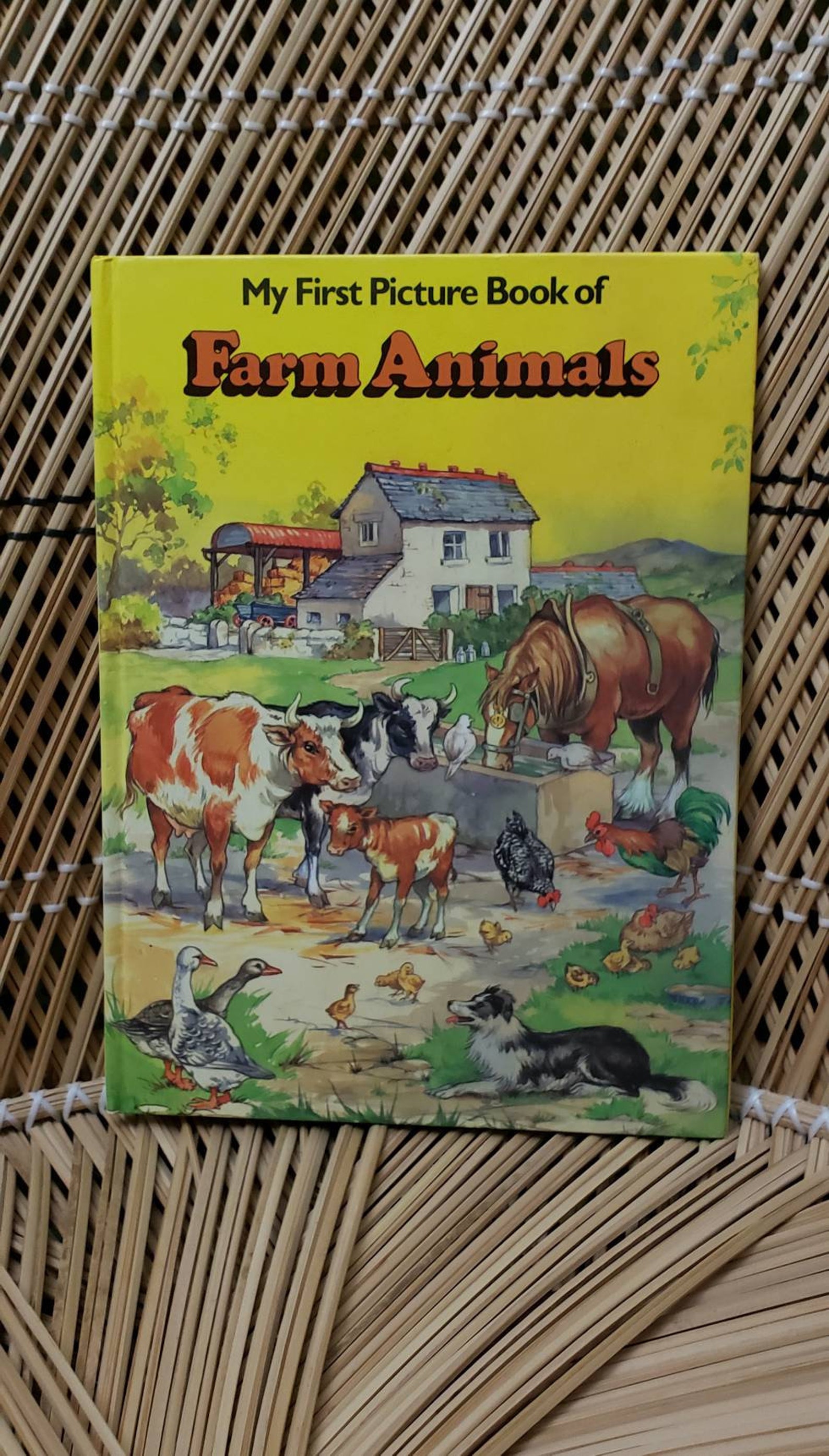 1981 My First Picture Book of Farm Animals Illustrated by Rene - Etsy