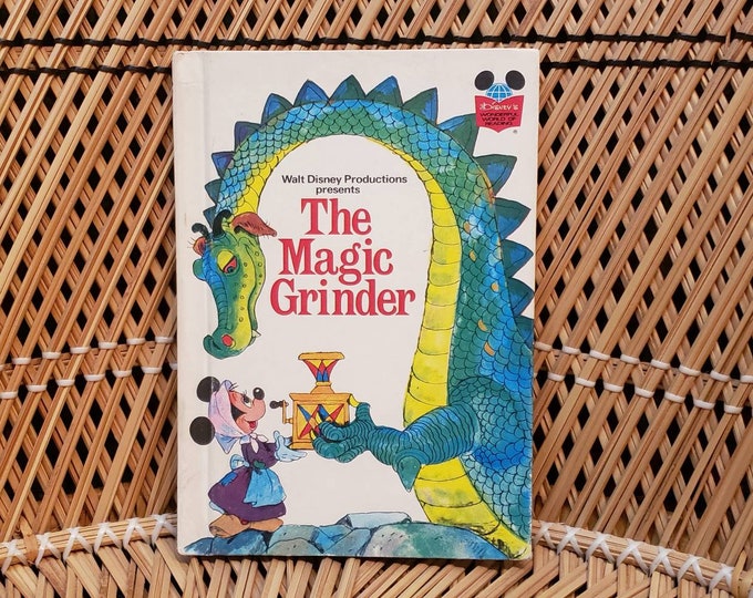 1975 the Magic Grinder, Disney's Wonderful World of Reading Book - Etsy