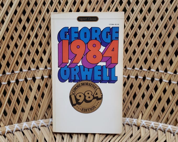1984 by George Orwell, 1983 Signet Classic Commemorative Edition - Etsy