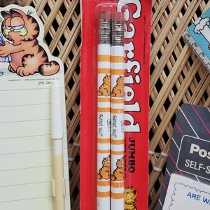 AS IS 1978 Garfield Desk Supplies Set of 9 - Etsy