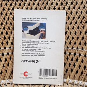 AS IS 1984 Steven Spielberg Presents Gremlins, Paperback - Etsy