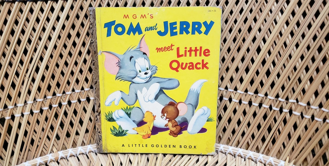 AS IS 1953 Tom and Jerry Meet Little Quack Little Golden Book 'A' - Etsy